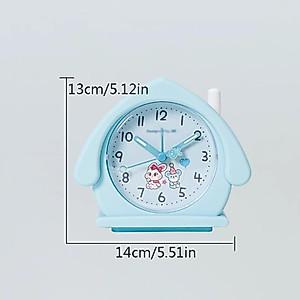 Alarm Clocks Cute Loud Alarm Clock, Kids Alarm Clocks for Bedroom with Silent Non-Ticking and Night Light, Alarm Clock for Kids Teens Girls Bedside Clock (Color : 1)