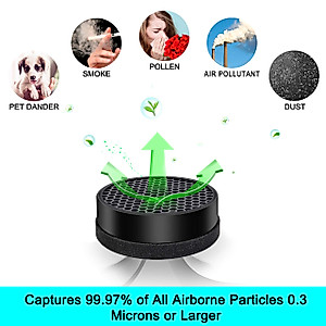 Flintar MD1-0039 H13 Grade True HEPA Replacement Filter Cartridge, Compatible with Vornado Air Purifier CYLO50, CYLO51, and QUBE50, Part # MD1-0039, 2-Pack