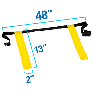 Franklin Sports Flag and Ball Set - Flag Football Belts and Football for Kids - Full Youth Flag Football Set - Includes 2 Flag Sets of 5