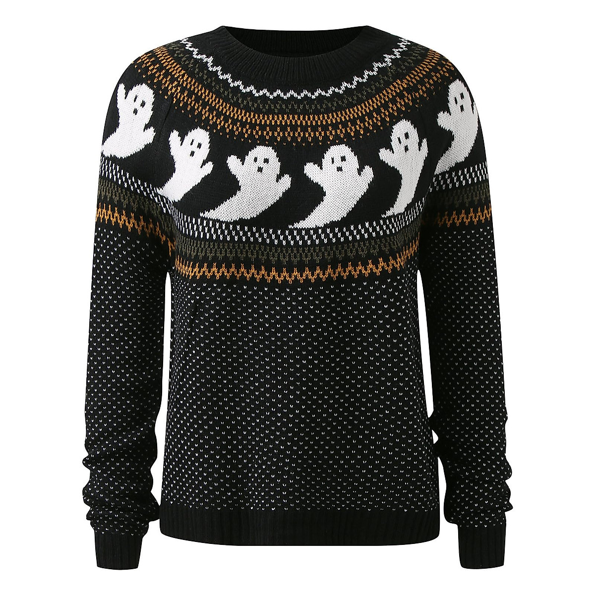 Women Western Shirts Orange Tops for Women Lantern Sleeve Halloween Shirt Women Black Pants for Women Jacket Coat Pullover top Pocketed Flowy Women Fall Fashion 2023 Woman Fall Clothes 2023