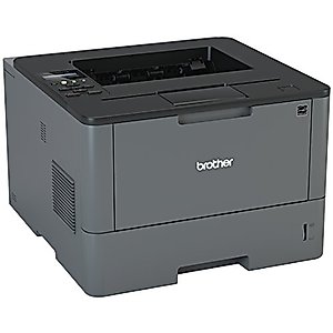 Brother Monochrome Laser Printer, HL-L5200DW, Wireless Networking, Mobile Printing, Duplex Printing, Amazon Dash Replenishment Ready