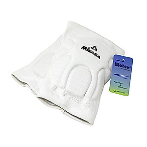 Mikasa 830JR Competition Antimicrobial Kneepad, White