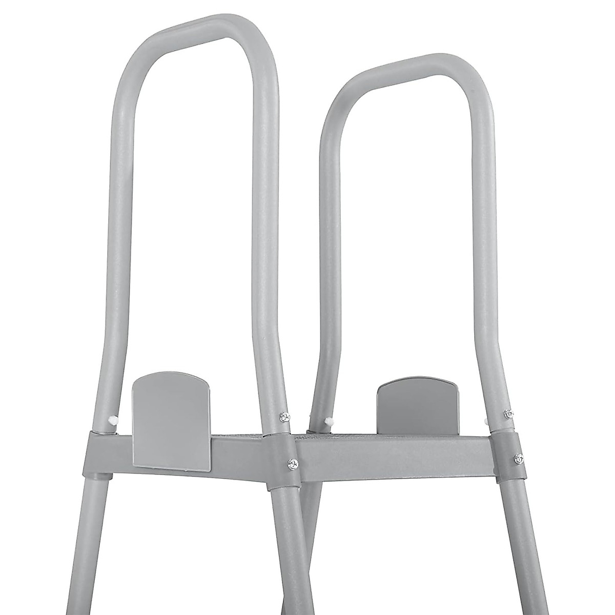 Bestway 52 Inch SteelPool Safety Ladder w/ No Slip No Scratch 9x36-Inch Protective Vinyl Pool Ladder Mat