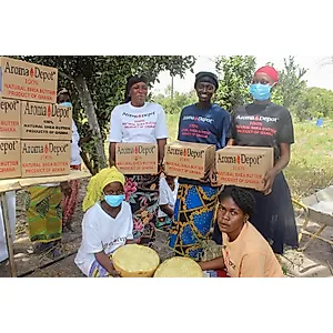 Aroma Depot Raw African Shea Butter 32 oz Yellow Grade A 100% Pure Natural Unrefined Fresh Moisturizing, Ideal for Dry and Cracked Skin. Can be use in Body, Hair and Face.