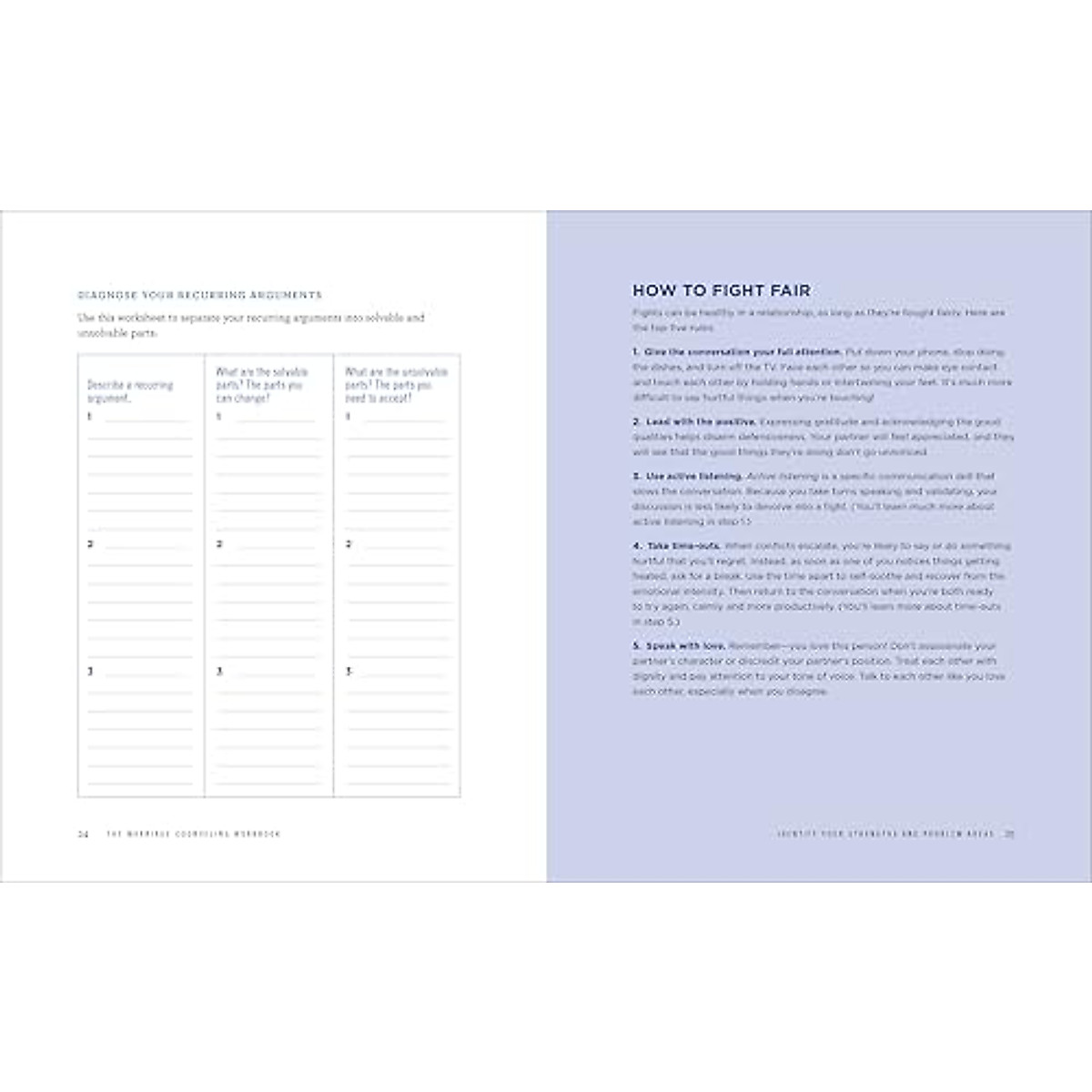 The Marriage Counseling Workbook: 8 Steps to a Strong and Lasting Relationship