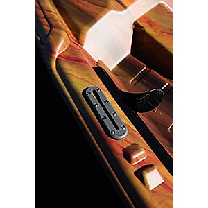 Pelican Adjustable Kayak Foot Brace/Pegs with Trigger Lock - Set of 2 - Black