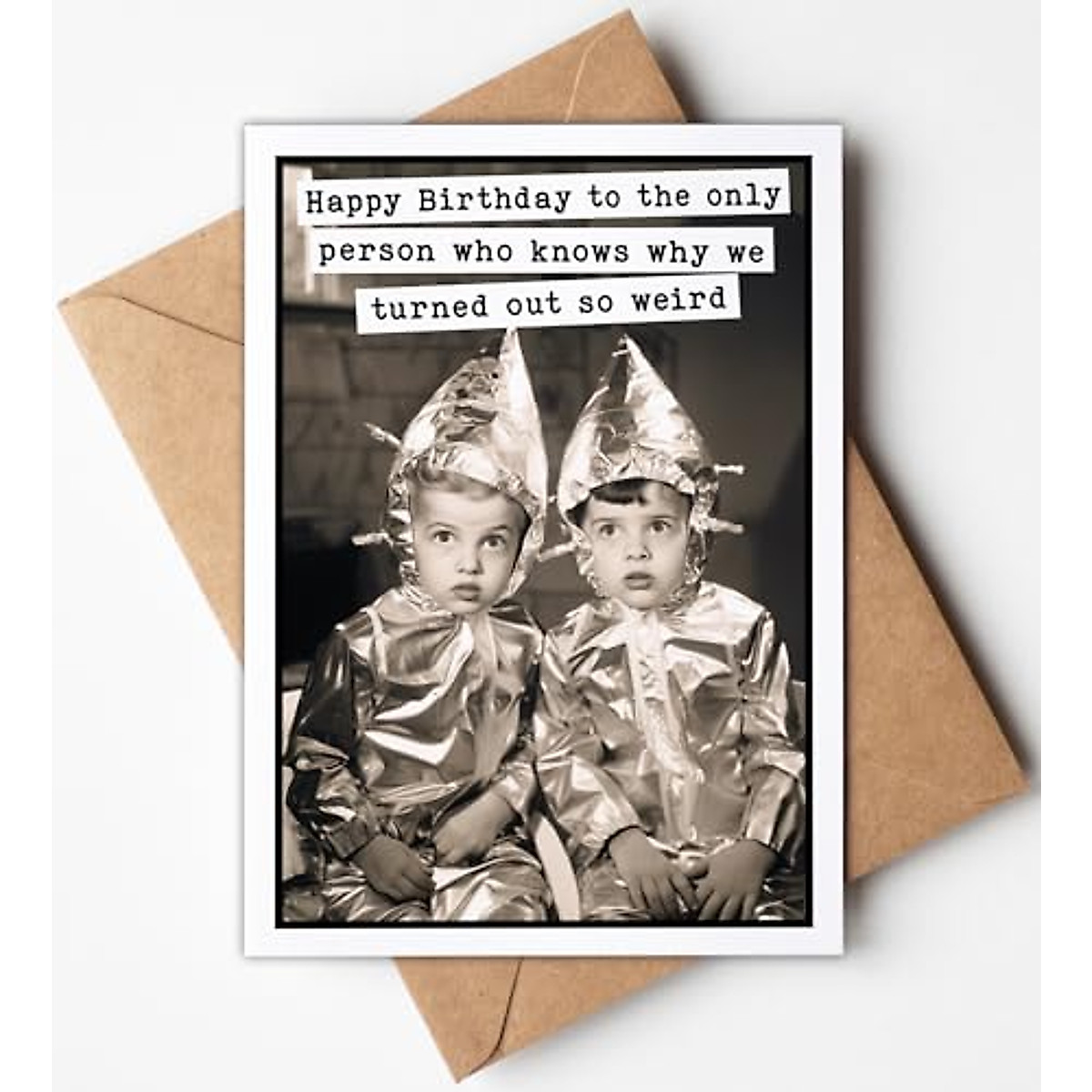 Katie Doodle - Funny Sister Birthday Card, Brother Birthday Card, Mom Birthday Card, Sister Birthday Gift Ideas, Dad Birthday Gift, Mom Birthday Gifts, Brother Birthday Gifts -Includes Card & Envelope