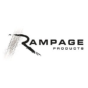 Rampage Locking Hood Catch Upgrade Kit | Pair, Black Powder Coat | 76336 | Fits 2007 - 2018 Jeep Wrangler JK