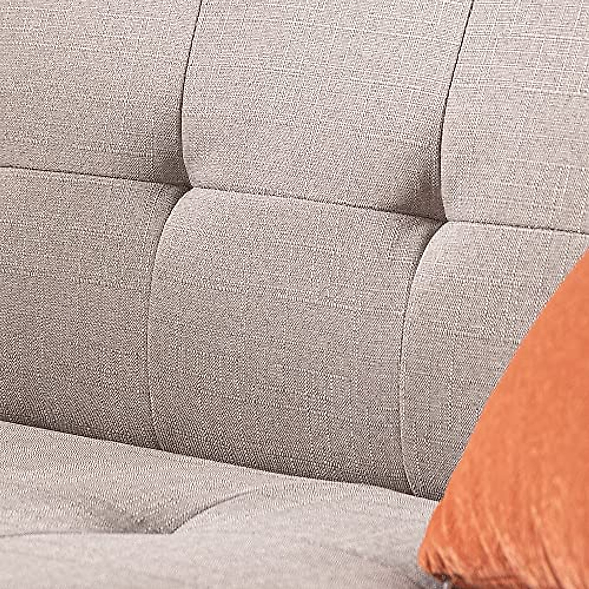 ZINUS Pascal Sofa with USB Ports / Tool-Free, Easy Assembly, Oatmeal