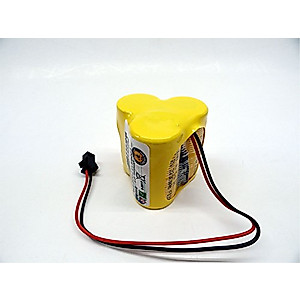 2pc Replacement for Litonia ELB-B002 Battery Emergency Light 3.6v 2.2Ah NiCD ELBB002