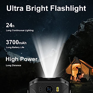 Conquest F2 2022 Mini Rugged Smartphone, Android 12 Unlock Cell Phone, Global 4G, 6+128GB, 3700mAh Removable Battery, PTT Button, 16MP + 8MP Cam, NFC, FM, IR Remote Control,4 Positioning(Standard)