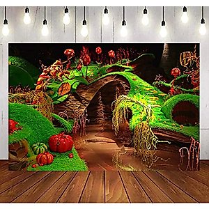xiangfen Willy Wonka Photography Backdrop Charlie & The Chocolate Factory Background Birthday Photography Willy Wonka Party Banner 7x5 feet Vinyl Backdrop