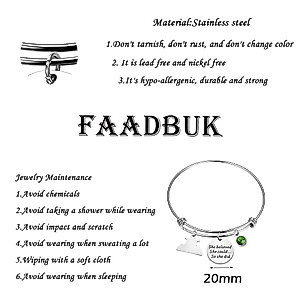 FAADBUK Cartton Bracelet Monster Fans GiftShe Believed She Could so She Did Inspiration Gift for Her (Shrek Bracelet)