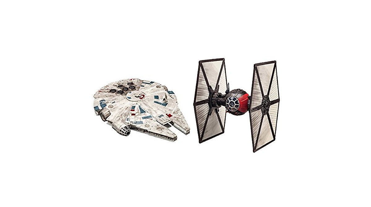 Star Wars Battle Pack Model Kit with TIE Fighter & Millennium Falcon
