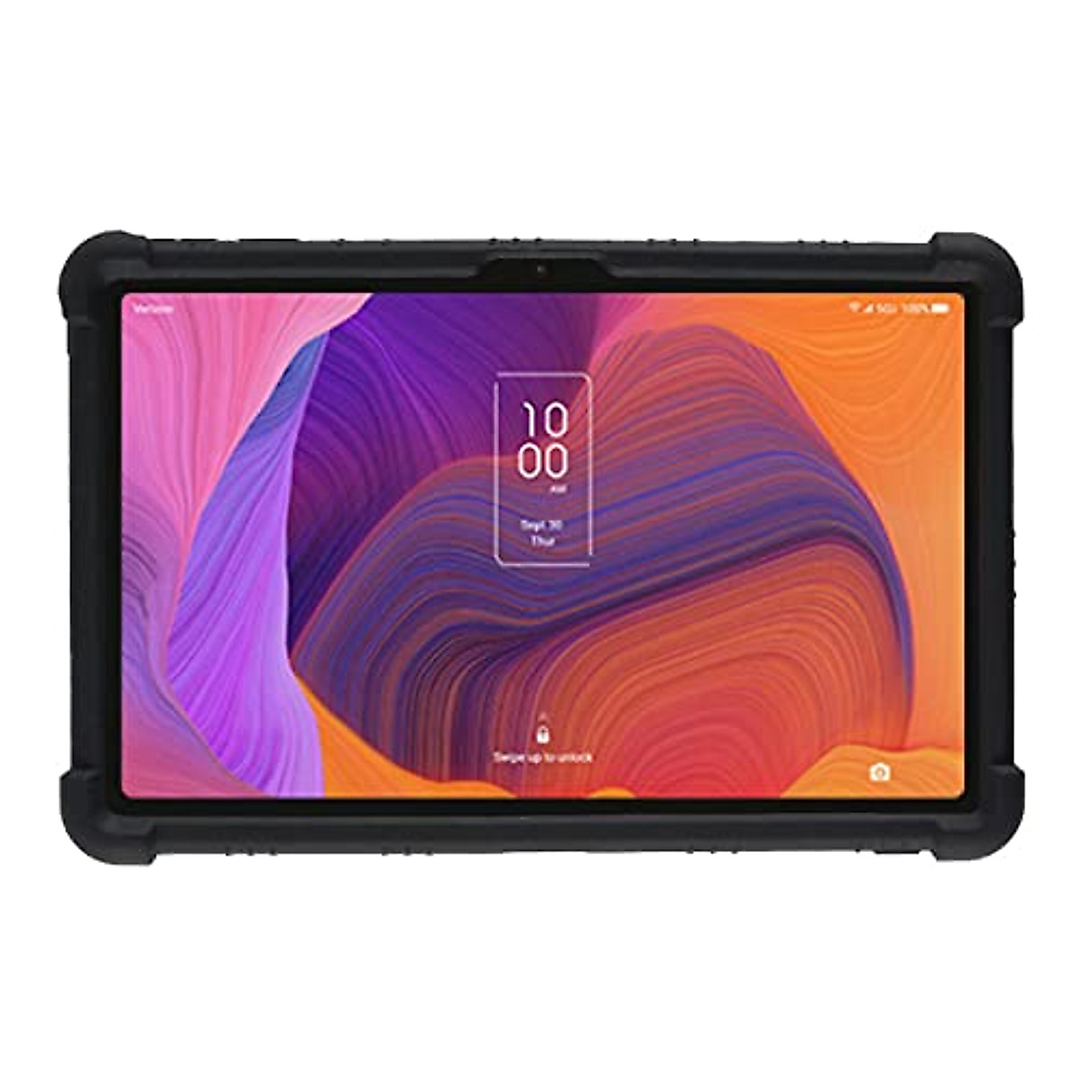 HminSen Case for TCL Tab Pro 5G Tablet, Kids Friendly Soft Silicone Adjustable Stand Cover for TCL Tab Pro 5G TCL-9198S / VASTKING KingPad M10 10.36 inch Tablet (Black)