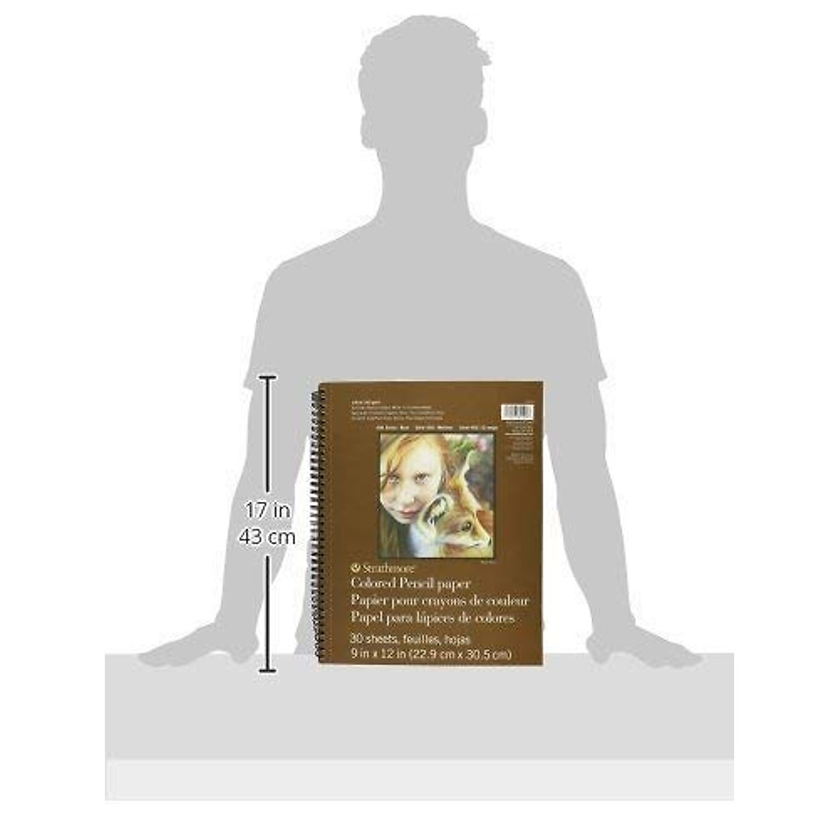 Strathmore Colored Pencil Spiral Paper Pad 9"X12"-30 Sheets -62477900