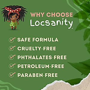 Locsanity Dreadlock Hair Scalp Detox - Deep Clean Dreadlock Powder, Cleansing Conditioner - Natural Hair Cleanser for Build Up - ACV Alternative, Loc Care and Maintenance Products