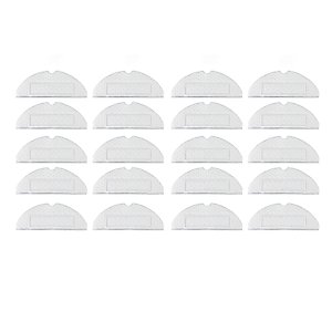 CHICIRIS Roborock Mop Pads, Replacement Mop Pads, Sweeping Robot Mop Pads, 20pcs Sweeping Robot Accessory Mopping Cloth Replacement Pads for Xiaomi Roborock S7, S7+, T7S, T7 SPlus