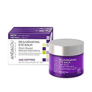 Andalou Naturals Age Defying Plant-Based Retinol Alternative Eye Balm, 0.45 OZ