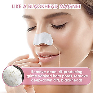 JOLVKA Blackhead Remover Pore Strips for Nose - 65 Strips - Charcoal Blackheads Removal - Blackhead Strip - Pore Cleaner