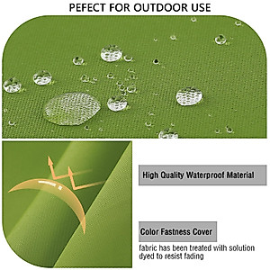 idee-home Outdoor Cushions for Patio Furniture 26.5x26.5, Outdoor Seat Cushions with Fade Resistant Waterproof Removable Cover, Replacement Deep Seat Couch Chair Cushion for Yard Garden Deck