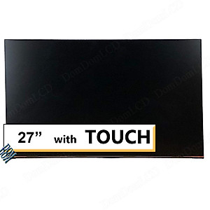 27" Compatible FHD LED LCD Touch Screen Assembly Replacement for Lenovo FRU 5D10W33957