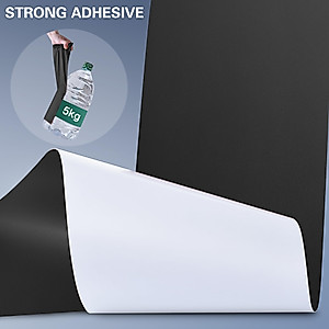 Yikda Self Adhesive Leather Repair Patch Kit, 31.4 in x 16 in Large Vinyl Leather Repair Tape for Furniture, Car Seat, Couch, Sofa, Chair Smooth Black