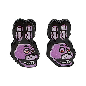 Five Nights at Freddy's Pixelated 6 Pack Earring Set