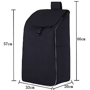 Shopping Cart Bags/Trolley Replacement Bag Oxford Cloth Waterproof Storage Bag 38L(Size:33x20x66Cm).