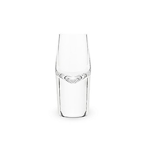 Viski Crystal Heavyweight Shot Glasses Set of 2 - Premium Crystal Clear Glass, Stylish Shot Glasses, Shot Glass Gift Set, 2 oz