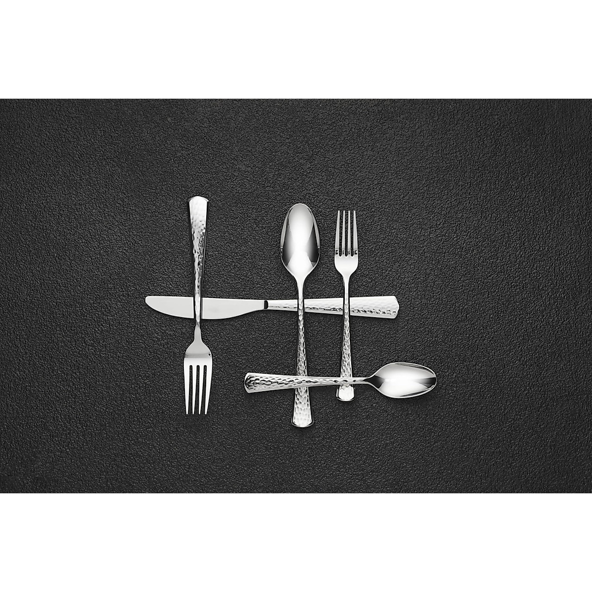 Oneida Etta Piece Everyday Flatware Set, 20 Count, Metallic