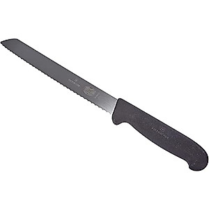 Victorinox Fibrox 8-Inch Serrated Bread Knife with Black Handle