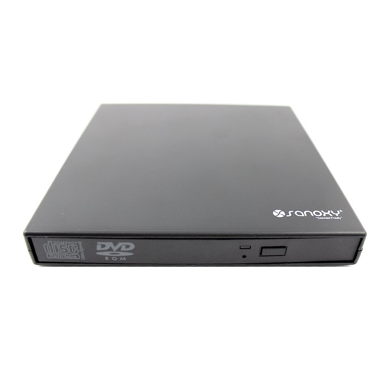 SANOXY Slim USB 2.0 External Portable 24x CD-Rw.8xDVD 24xcd-ROM USB Combo DRIVE-USB2-CDDVDCOMBO (Black)