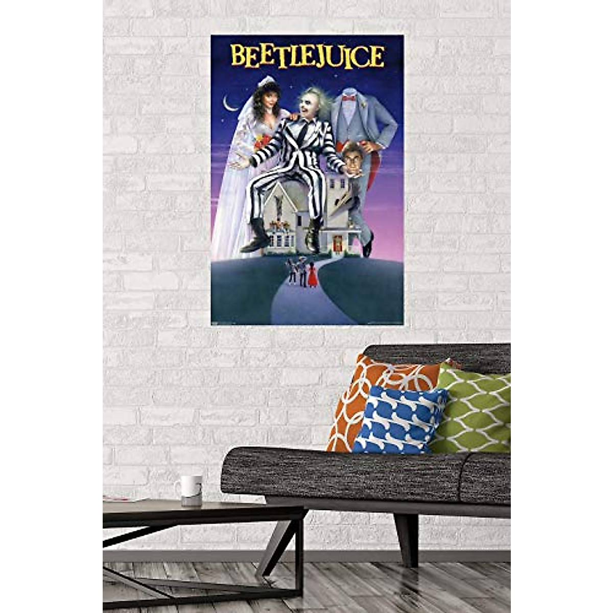 Trends International 24X36 Beetlejuice-One Sheet Wall Poster, 24" x 36", Unframed Version