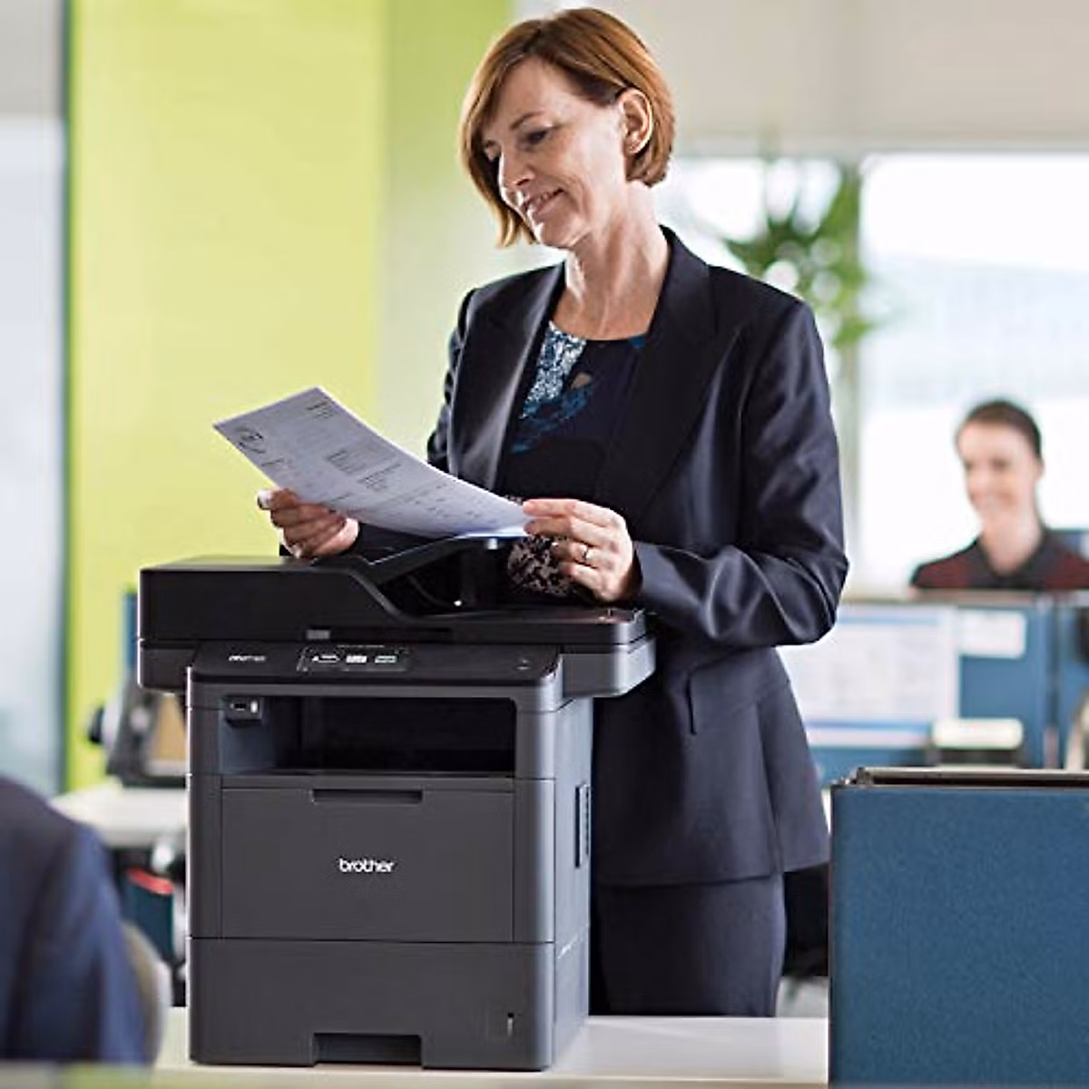 Brother Monochrome Laser Printer, Multifunction Printer, All-in-One Printer, MFC-L6700DW, Advanced Duplex, Wireless Networking Capacity, 70-Page ADF Capacity, Amazon Dash Replenishment Ready