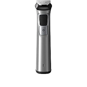 Philips Norelco Multigroom Men's Beard Grooming Kit with Trimmer for Head Body, Face -Stainless Steel with Travel Case