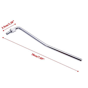 6mm/0.24" Guitar Double Tremolo Arm Whammy Bar Replacement for Floyd Rose Electric Guitar Tremolo Bridge System Parts, Chrome (2 Pack)
