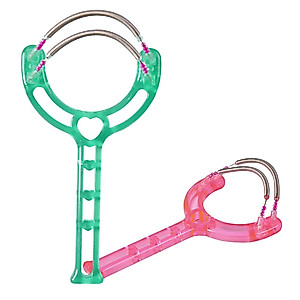 Artibetter 2Pcs Dual spring facial hair remover threading spring epilator stick