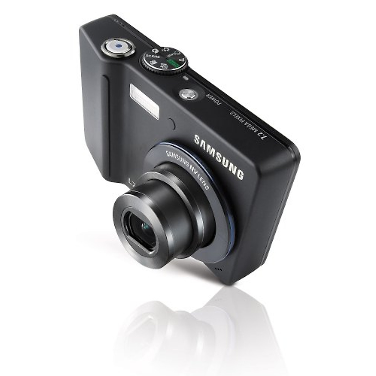 Samsung Digimax L73 7MP Digital Camera with 3x Advance Shake Reduction Optical Zoom (Black)
