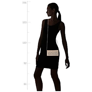 Jessica McClintock Chloe Sparkle Stones Evening Clutch, Champagne