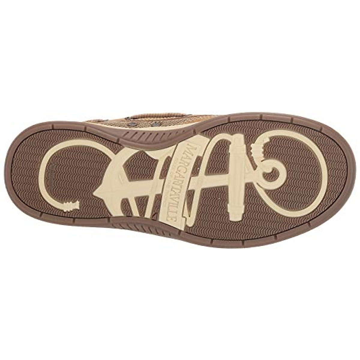 Margaritaville Men's Anchor Slip On Boat Shoe, Light Tan, 10.5