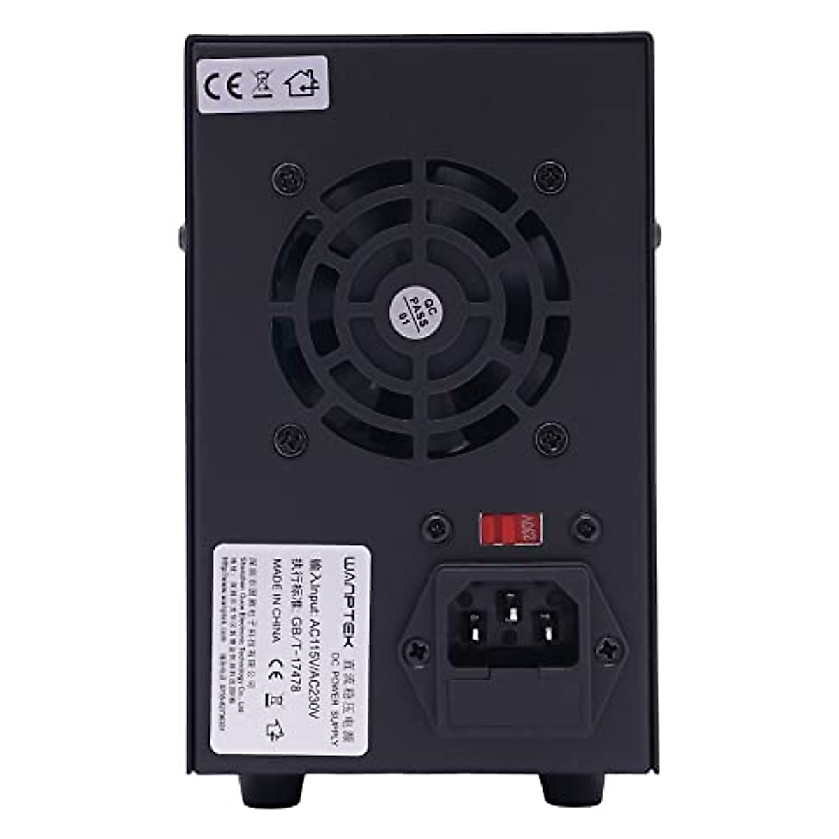 DC Power Supply Variable 300W, DPS605U Bench Power Supply with Encoder Adjustment Knob, DC Regulated Power Supply with USB Quick-Charge for Burn-in Test Production Line Test Laboratory (60V 5A Black)