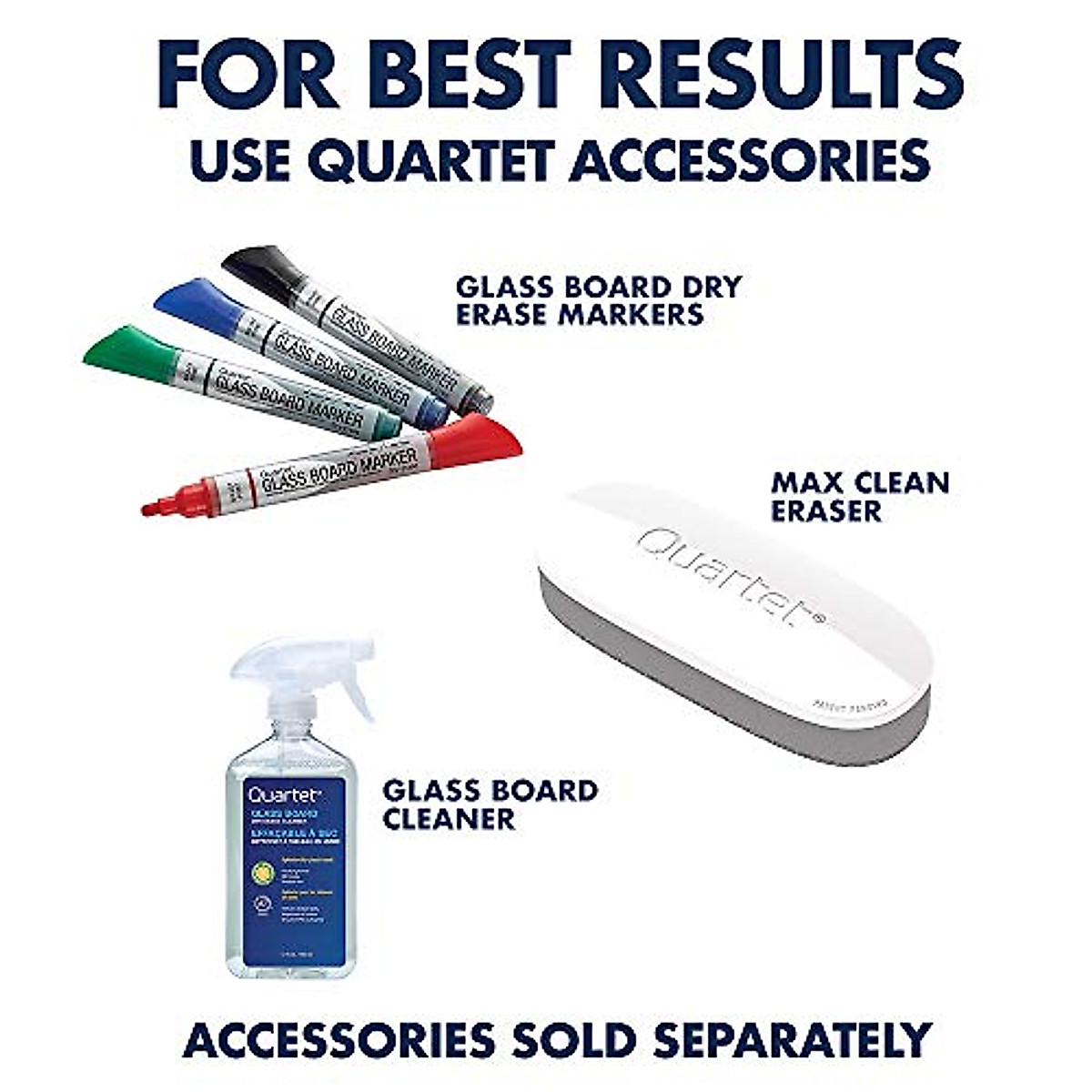 Quartet Whiteboard, Glass Dry Erase Board, Non-Magnetic, 3' x 2', Infinity Frameless Mounting, Frosted Surface, Accessory Tray, and 1 Dry Erase Marker (G3624F)