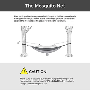 Oak Creek Lost Valley Camping Hammock. Bundle Includes Mosquito Net, Rain Fly, Tree Straps, Compression Sack. Weighs Four Pounds, Perfect for Camping. Lightweight Nylon Single Hammock.