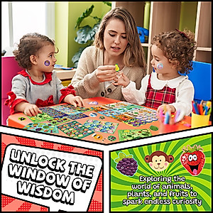 HORIECHALY Scratch and Sniff Stickers, Smelly Stickers for Kids 68 Sheets 17 Scents, 1000+ Scented Stickers of Food Fruit Flower, Classroom Reward Stickers for Teachers, Holiday Gift for Little One.