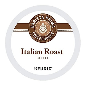 Barista Prima Dark Roast Extra Bold Coffee K-Cup, Italian Roast, 24 Count (Pack of 4)