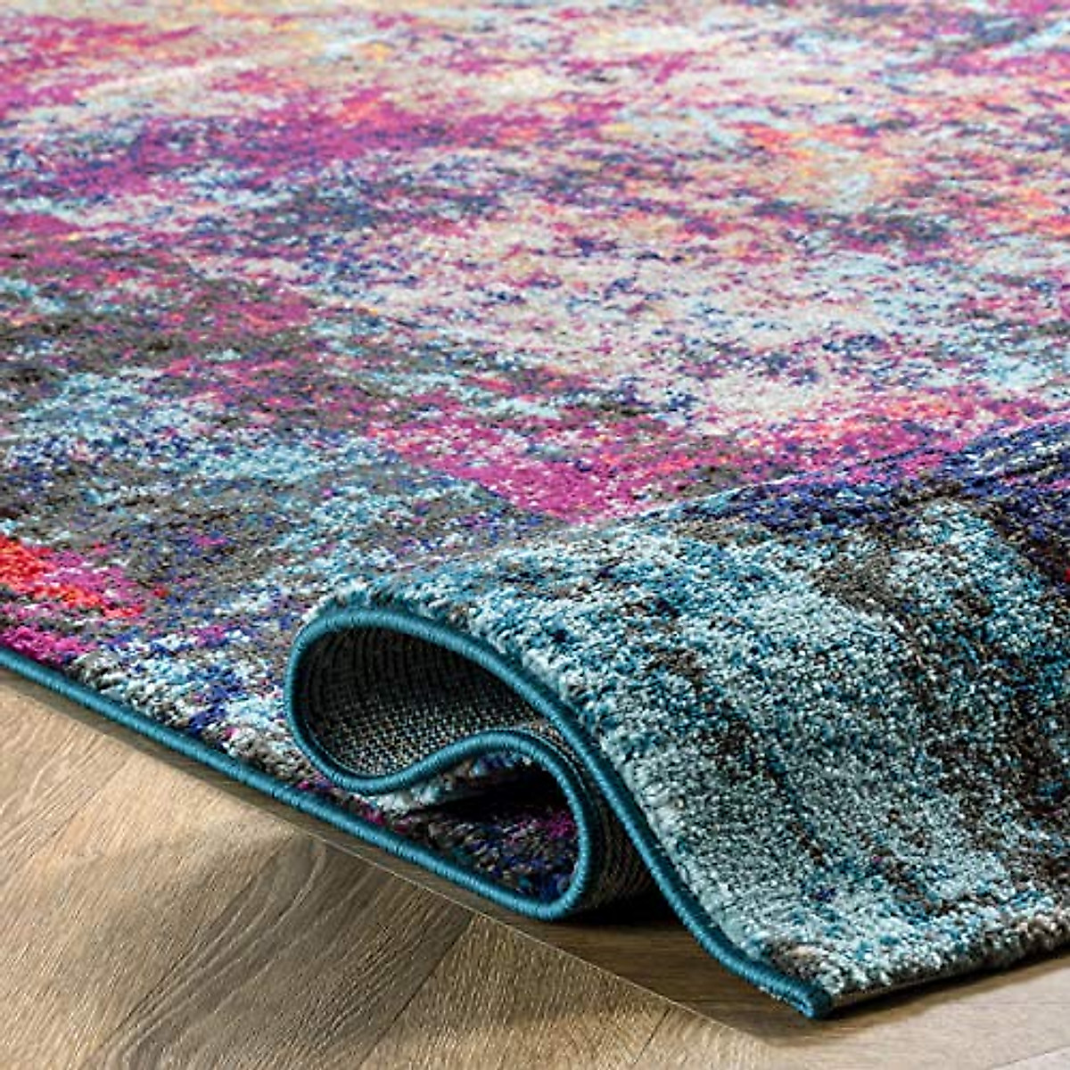 nuLOOM Reva Colorful Abstract Area Rug, 5' x 8', Multi