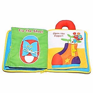 KMMall Soft Activity Books for Children Toddler Learning Story Book Life Education Sleep Books Baby Toys ,Baby Book , Cloth Book