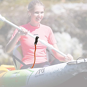 YYST Orange Paddle Leash Paddle Holder Tool Lanyard - No Paddle (Orange X 4 Pack)