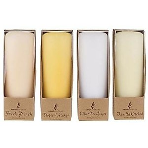 D&D 2" x 5" Scented Pillar Candle in Brown Box - Assorted Case Pack 48